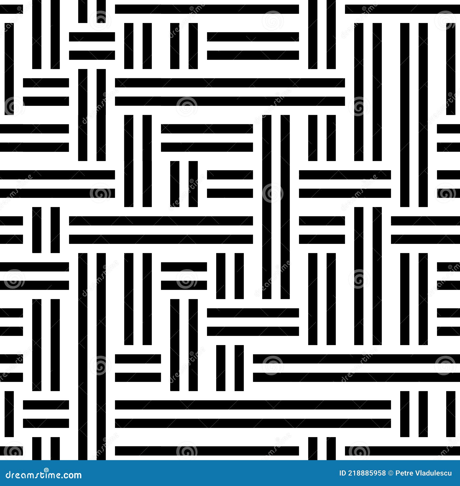 Geometric Pattern with Black Lines 9208, Modern Stylish Image. Stock ...