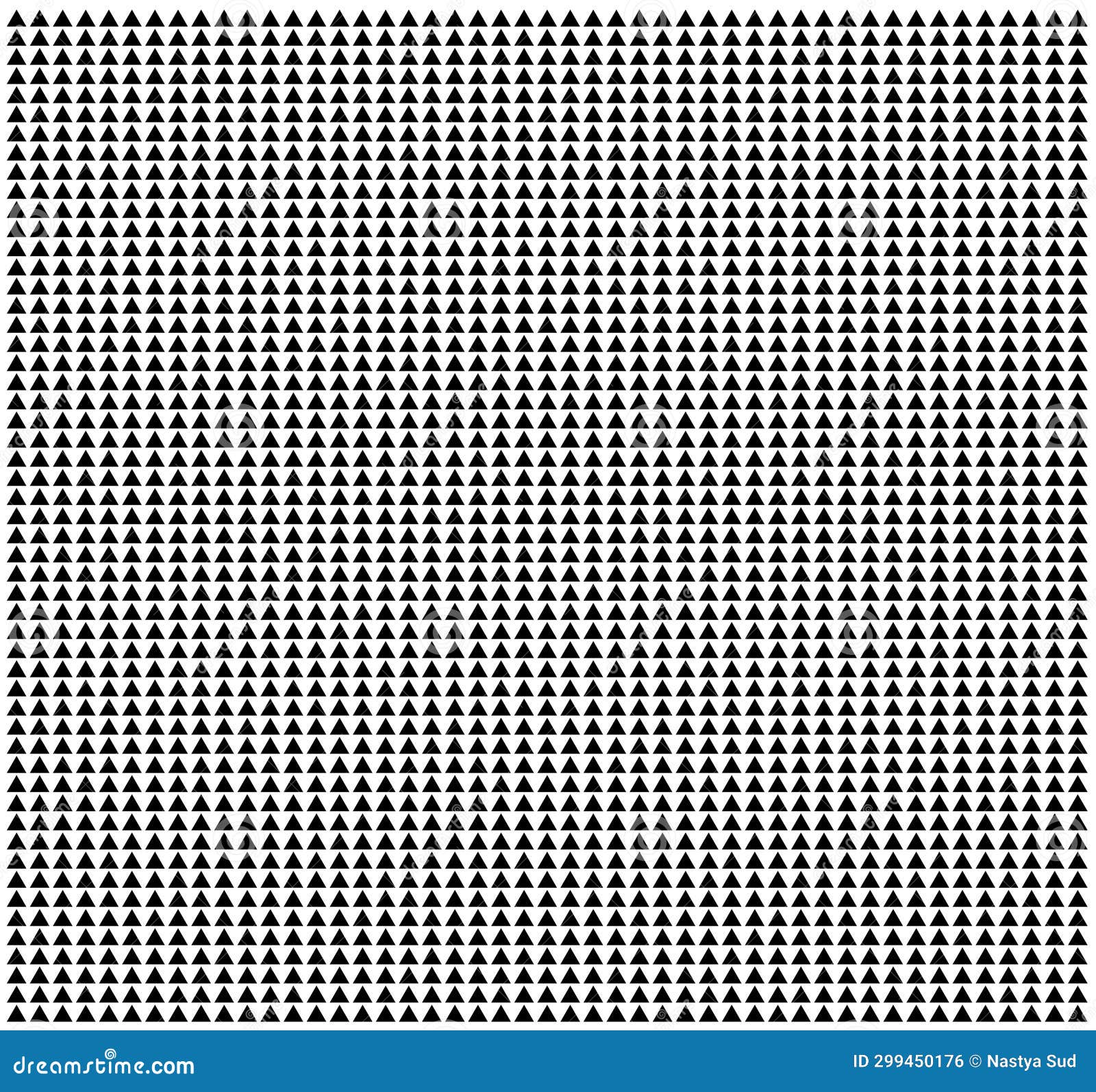 Geometric Pattern of Black Triangles on a White Background. Halftone ...