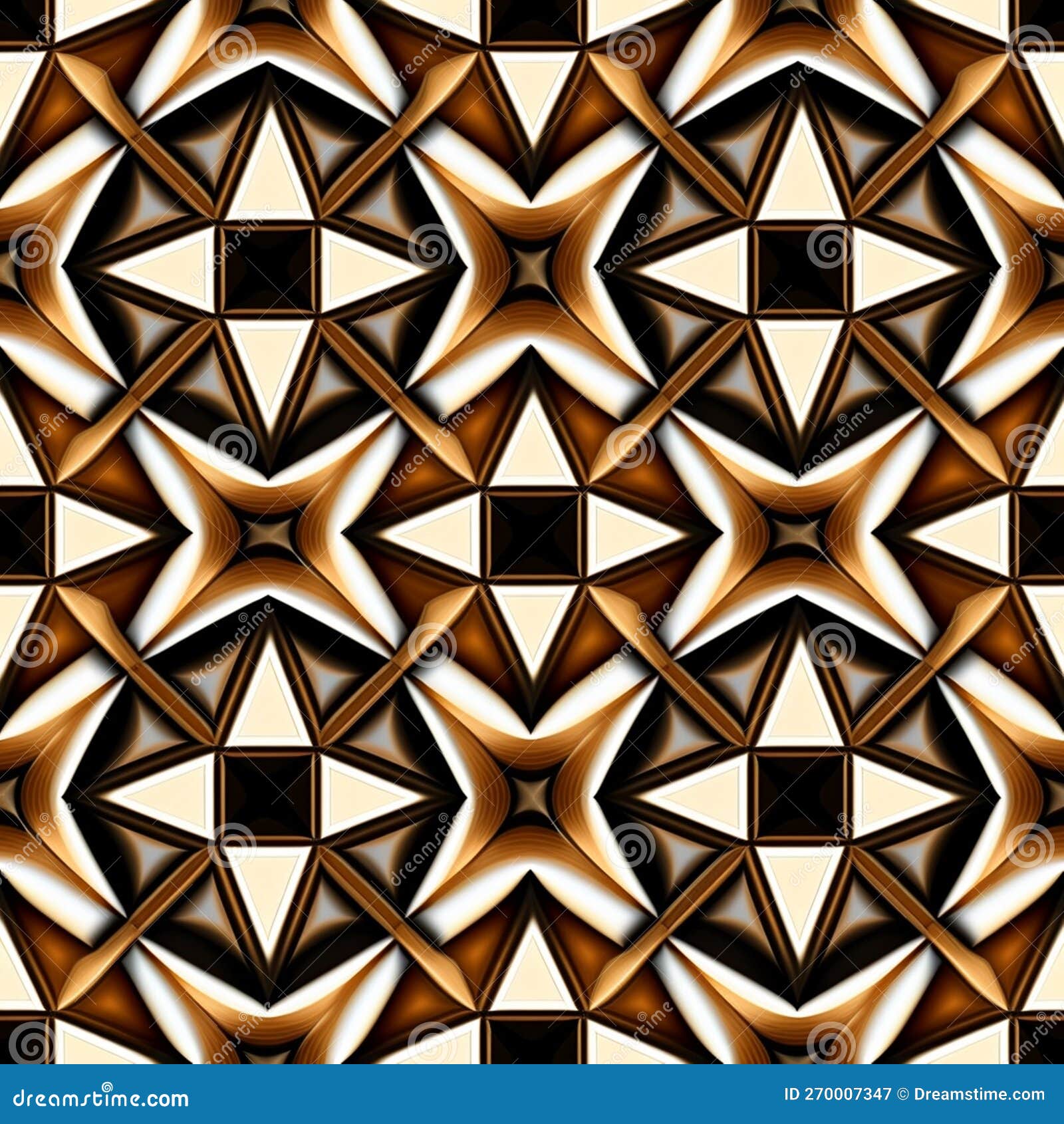 Geometric Pattern with Blacklight,brown and White Colors Stock Image ...