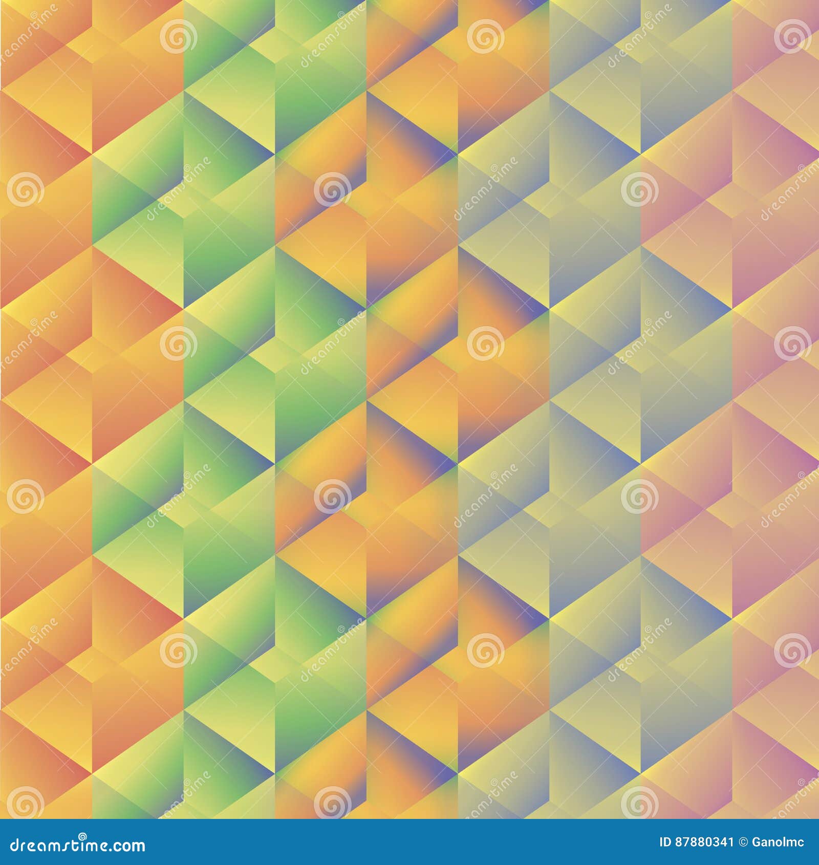 Geometric Pattern with Colorful Rectangles. Vector Illustration Stock ...