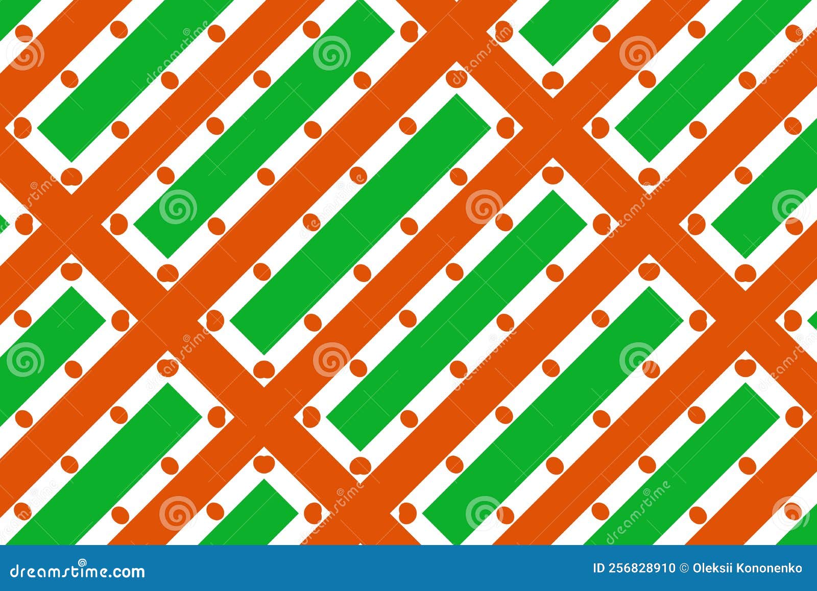 Geometric Pattern in the Colors of the National Flag of Niger. the ...