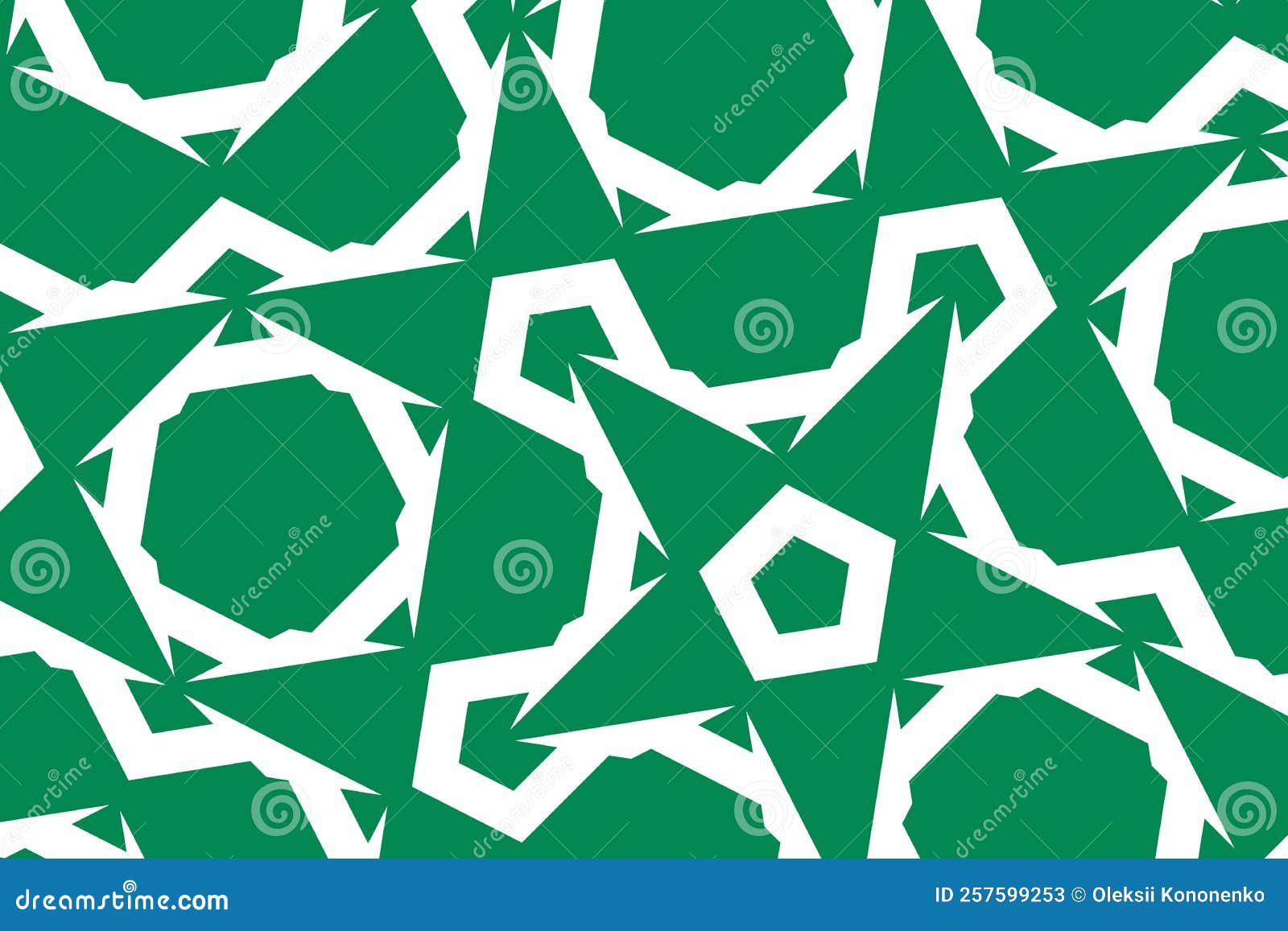 Geometric Pattern in the Colors of the National Flag of Nigeria. the ...