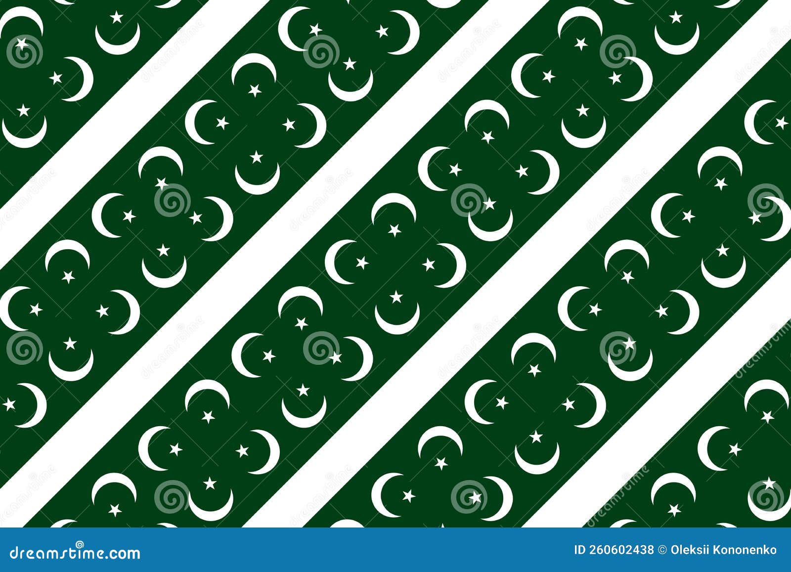 Geometric Pattern in the Colors of the National Flag of Pakistan. the ...