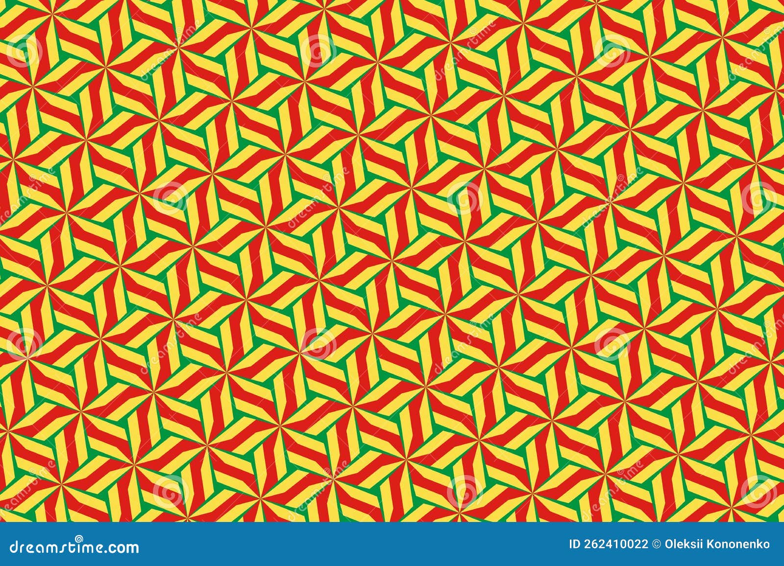 Geometric Pattern in the Colors of the National Flag of Republic of the ...