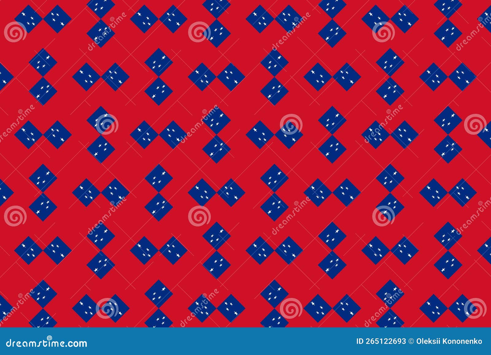 Geometric Pattern in the Colors of the National Flag of Samoa. the ...