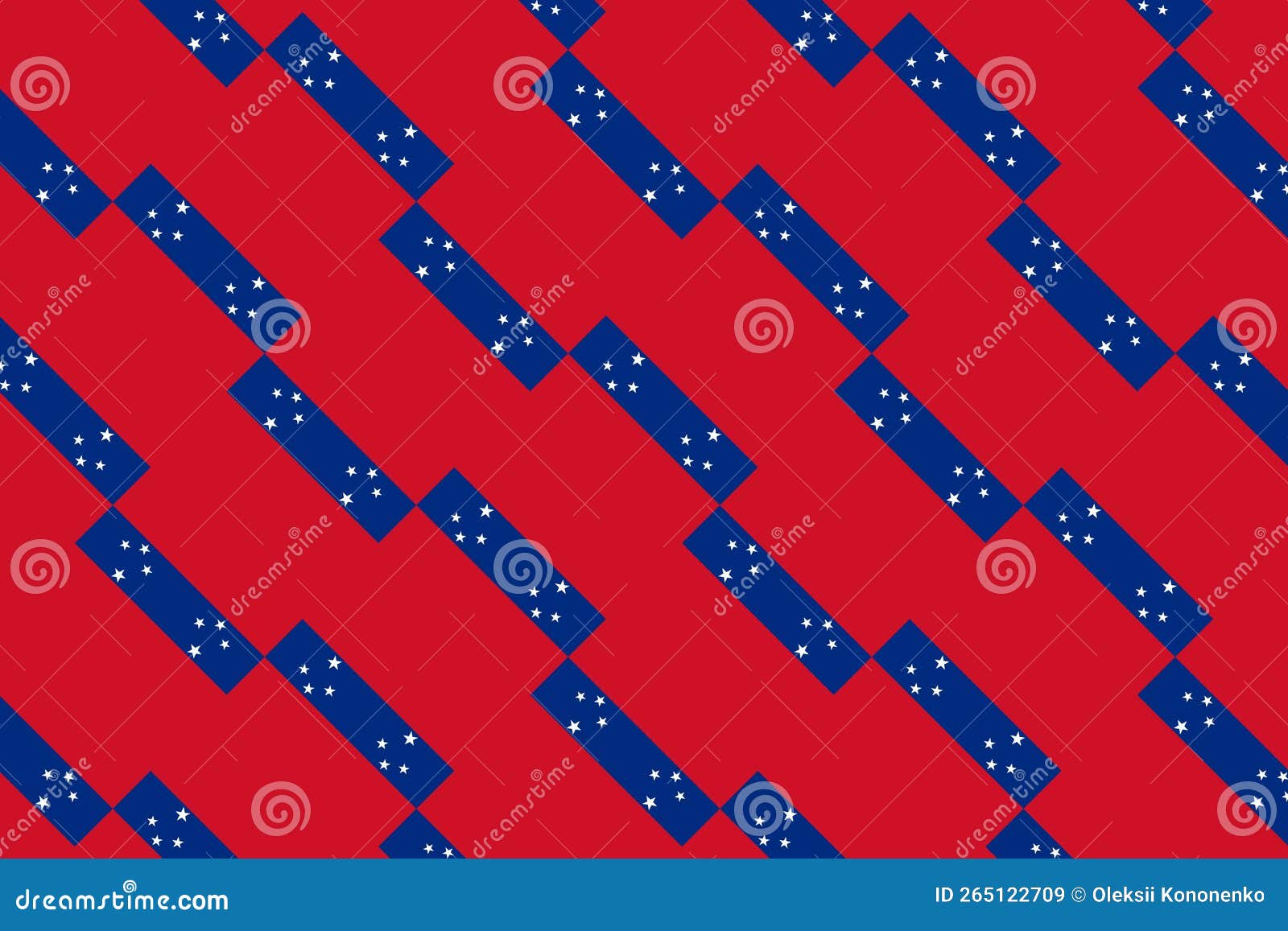 Geometric Pattern in the Colors of the National Flag of Samoa. the ...