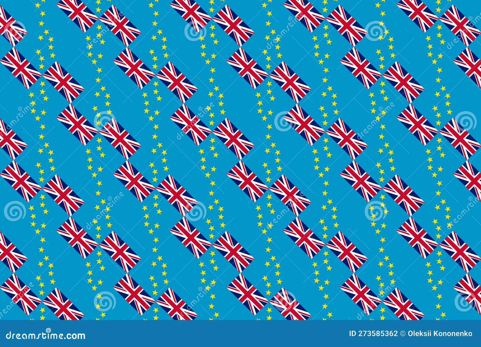 Geometric Pattern in the Colors of the National Flag of Tuvalu. the ...