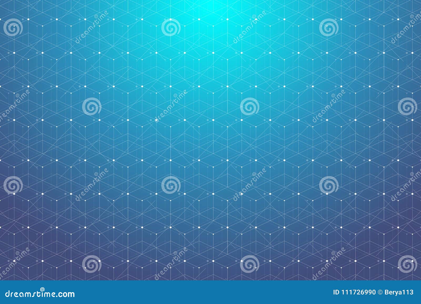 Geometric Pattern with Connected Line and Dots. Graphic Background ...