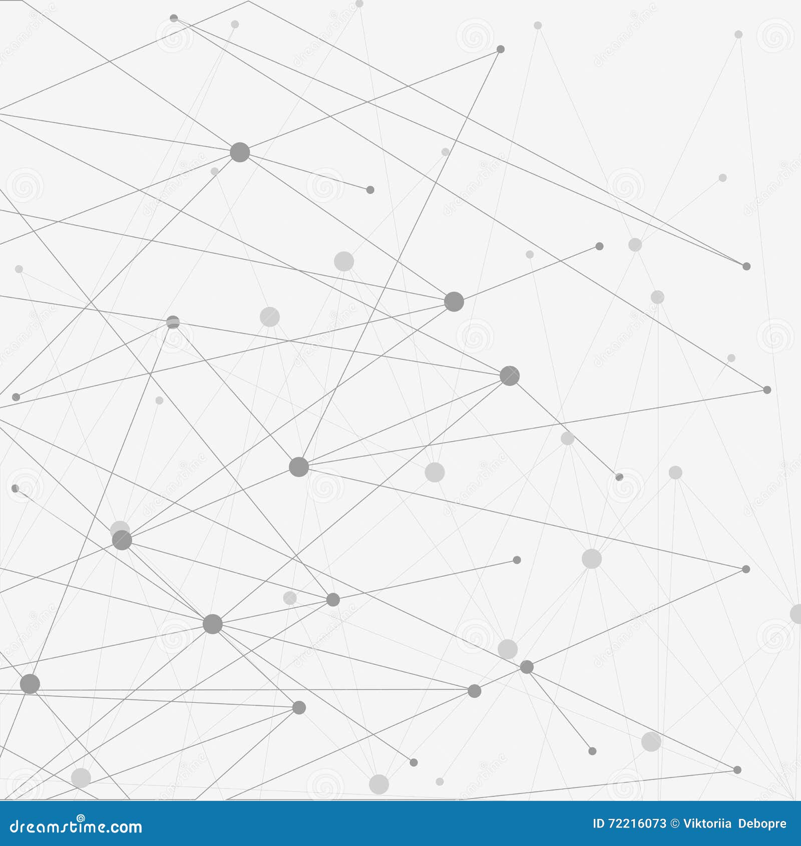 Geometric Pattern with Connected Lines and Dots. Stock Vector ...