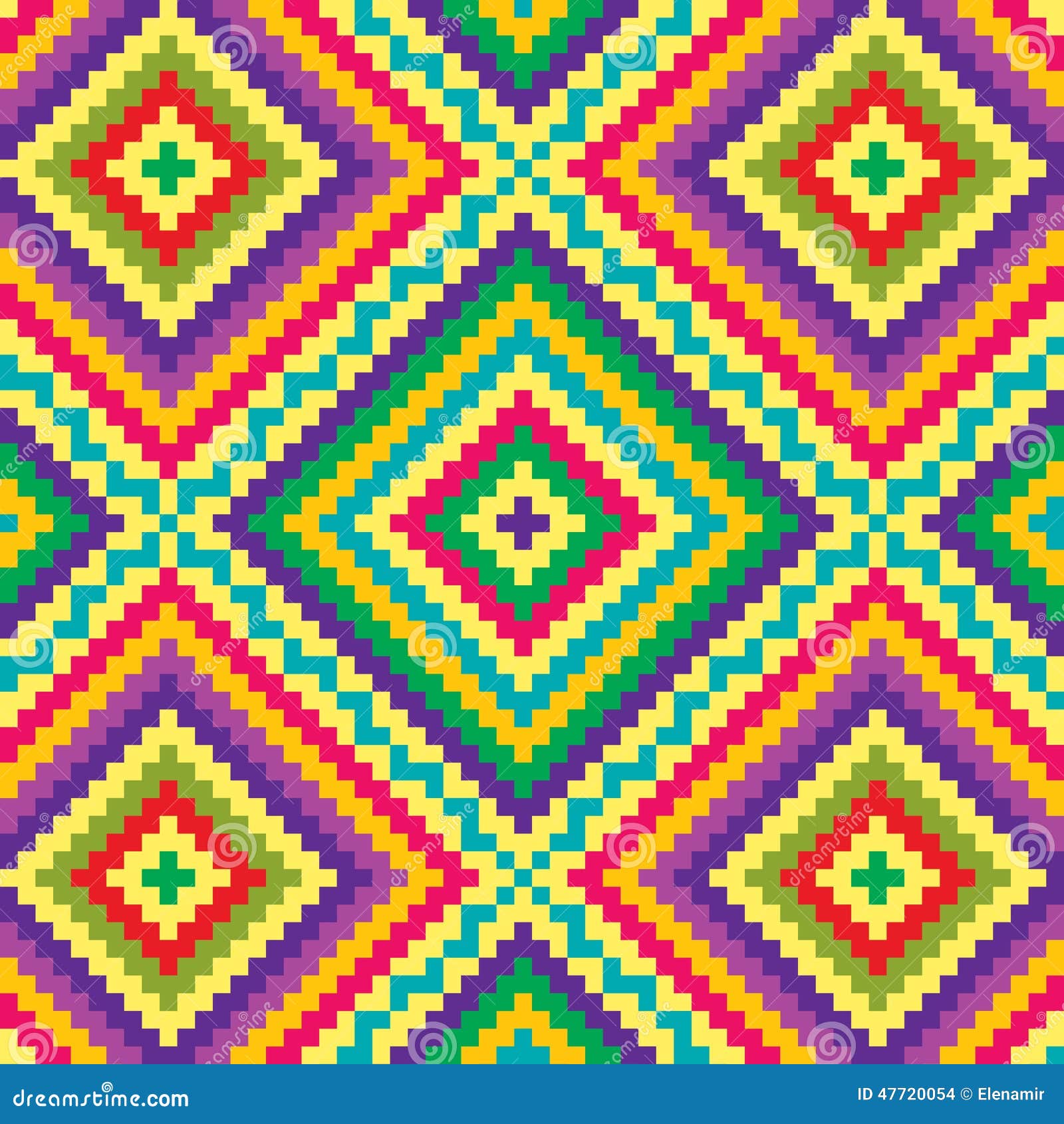 Geometric pattern cub stock illustration. Illustration of blue - 47720054