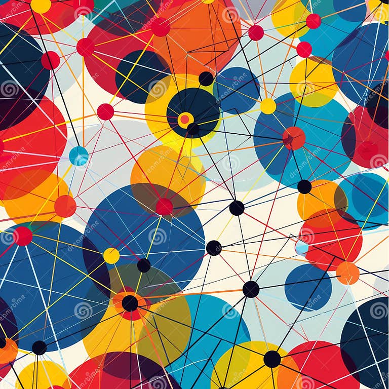 Geometric Pattern for Data-driven Marketing Insights. Stock ...