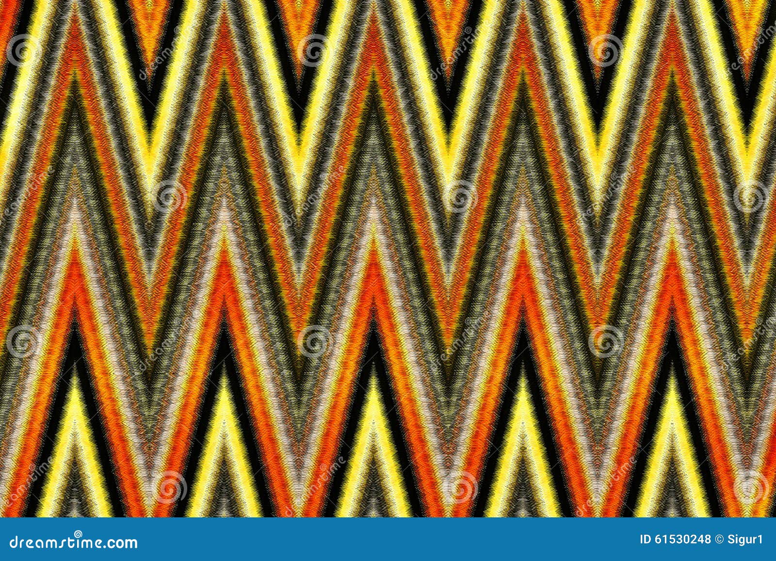 Geometric Pattern Design in Zig Zag Stock Illustration - Illustration ...