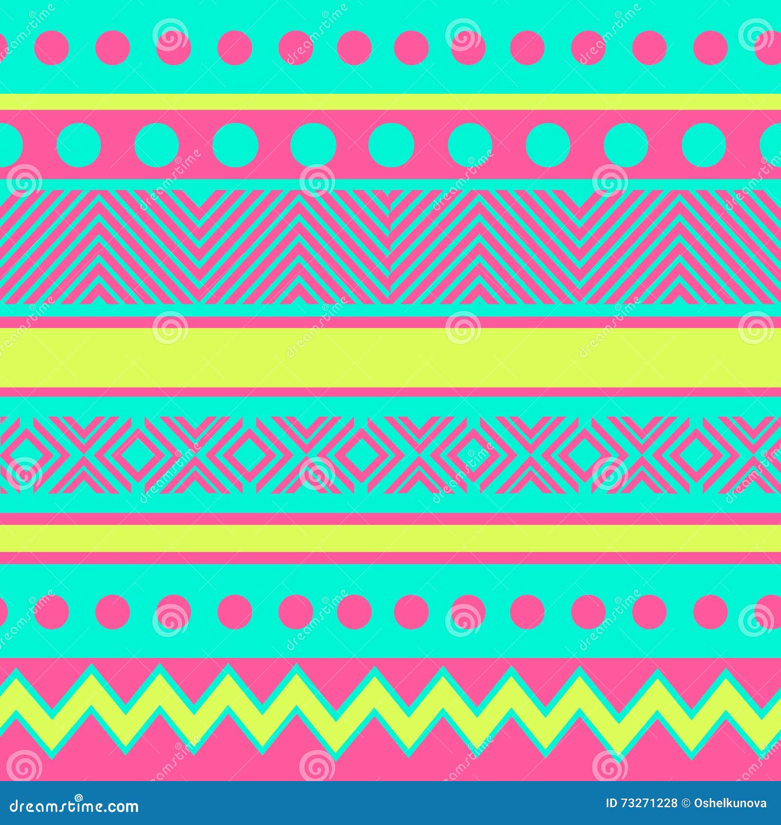 Geometric Pattern with Dots Stock Vector - Illustration of colored ...