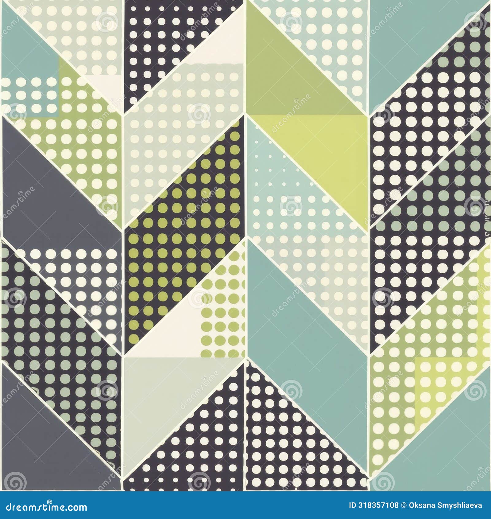 Geometric Pattern with Dotted Textures in Earthy Color Palette Stock ...