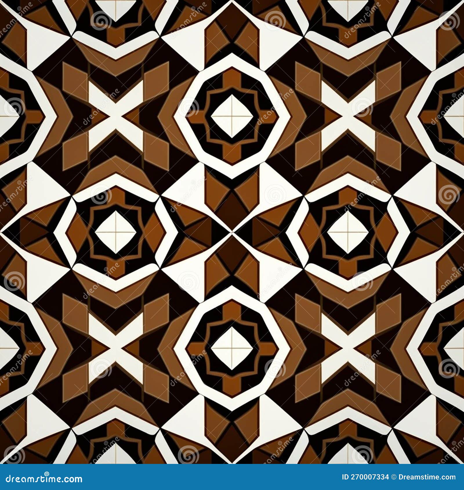 Geometric Pattern with Blacklight,brown and White Colors Stock ...