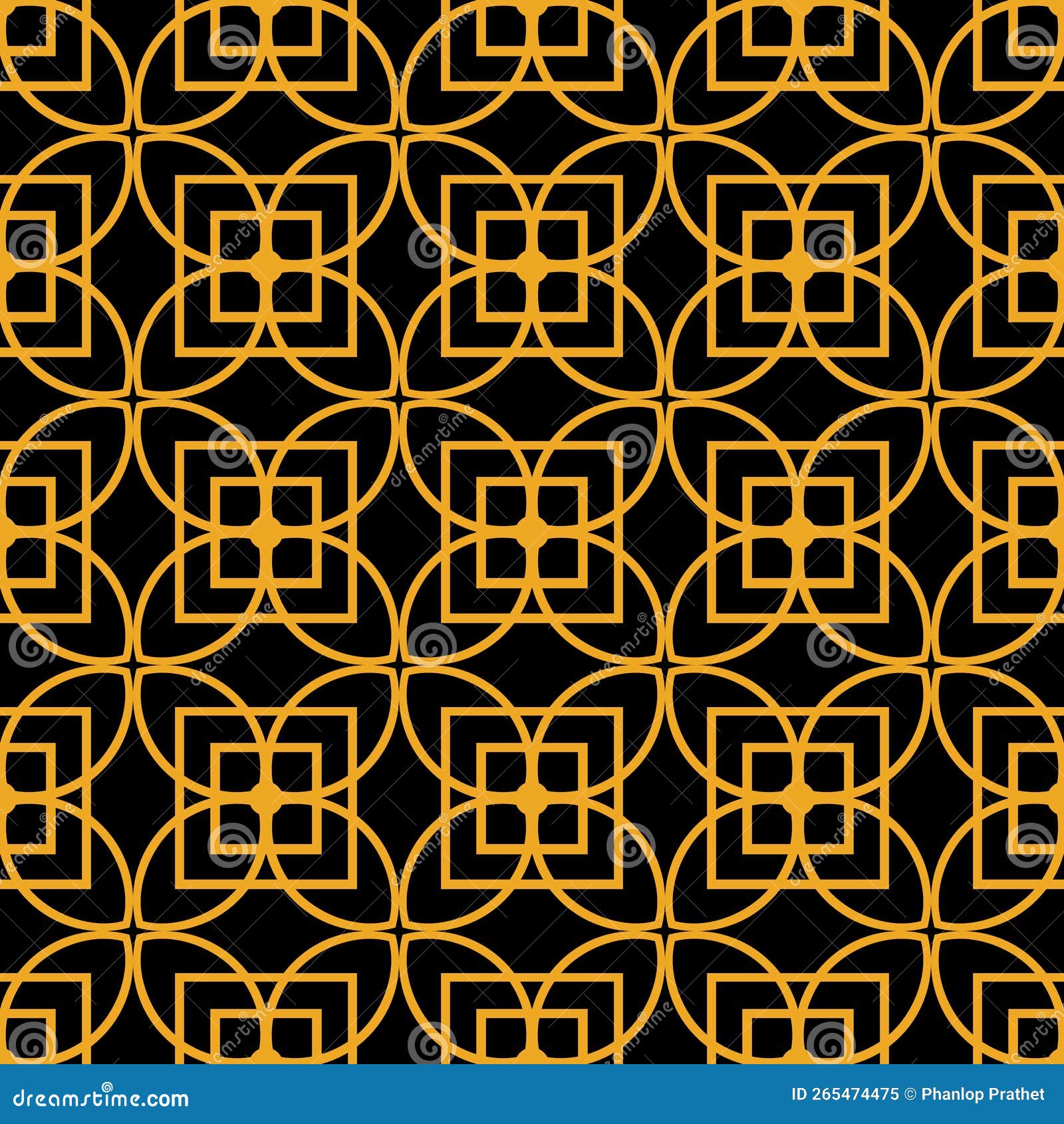 Geometric Pattern Gold Black Background Seamless Abstract Background ...