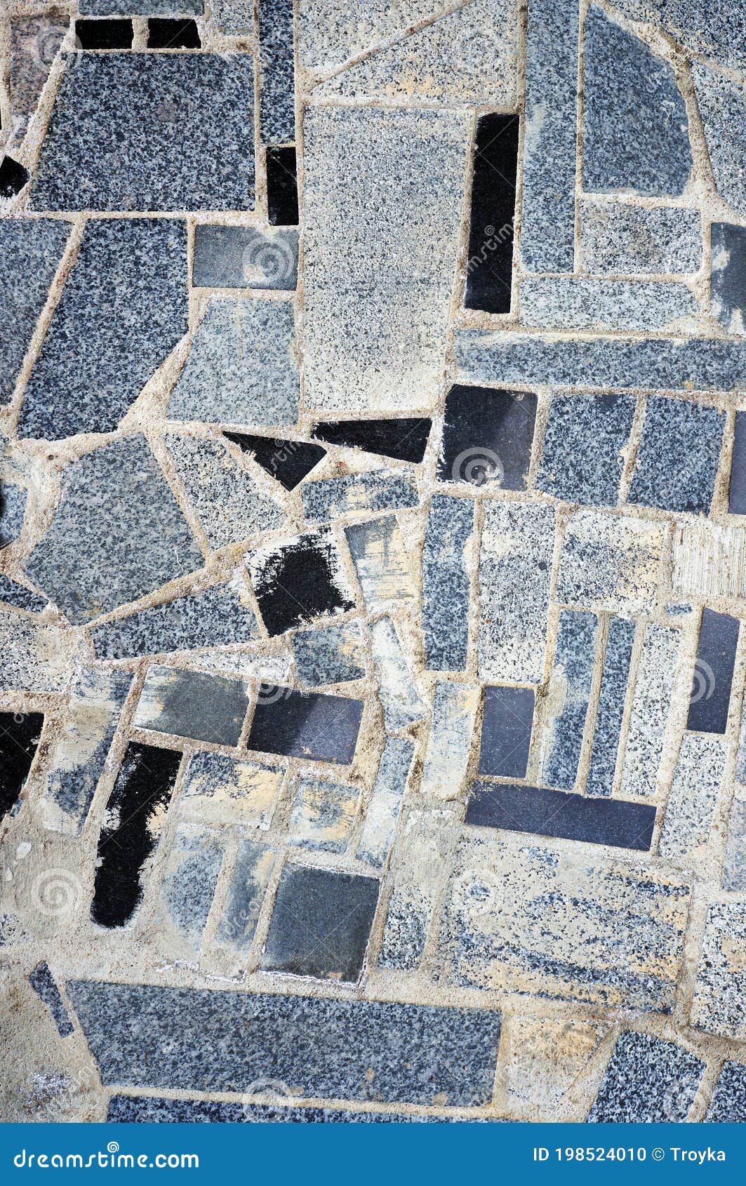 Pattern of Granite Pavement Stock Photo - Image of slab, abstract ...