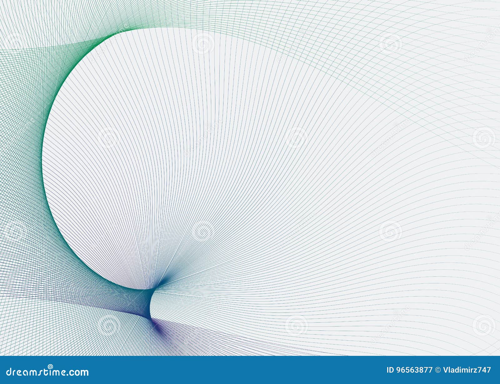 Geometric Pattern of Green and Blue Lines on a Light Background Stock ...