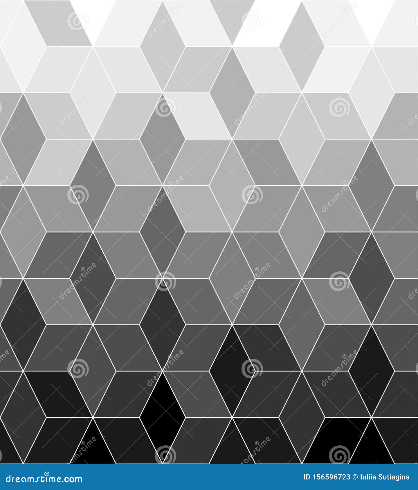 Geometric Pattern with Grey Transition Rhombus. Seamless Tile ...