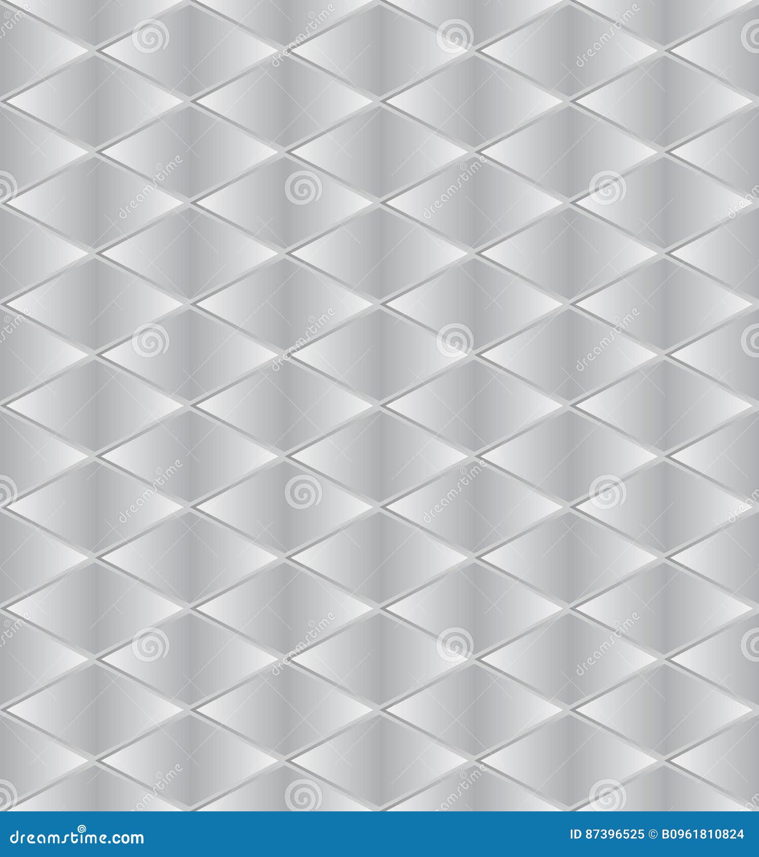 Geometric Pattern with Grey and White Rhombus. Stock Illustration ...