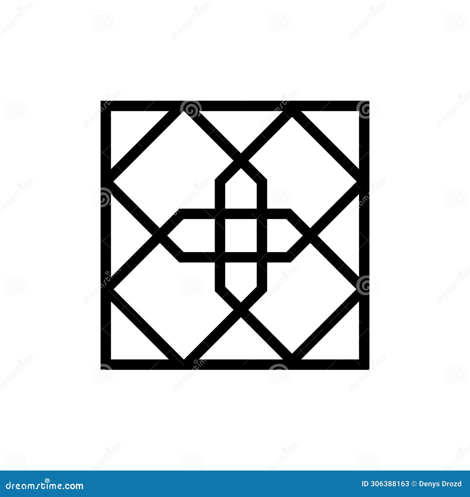 Geometric Pattern Icon Vector. Geometric Figure Illustration Sign ...