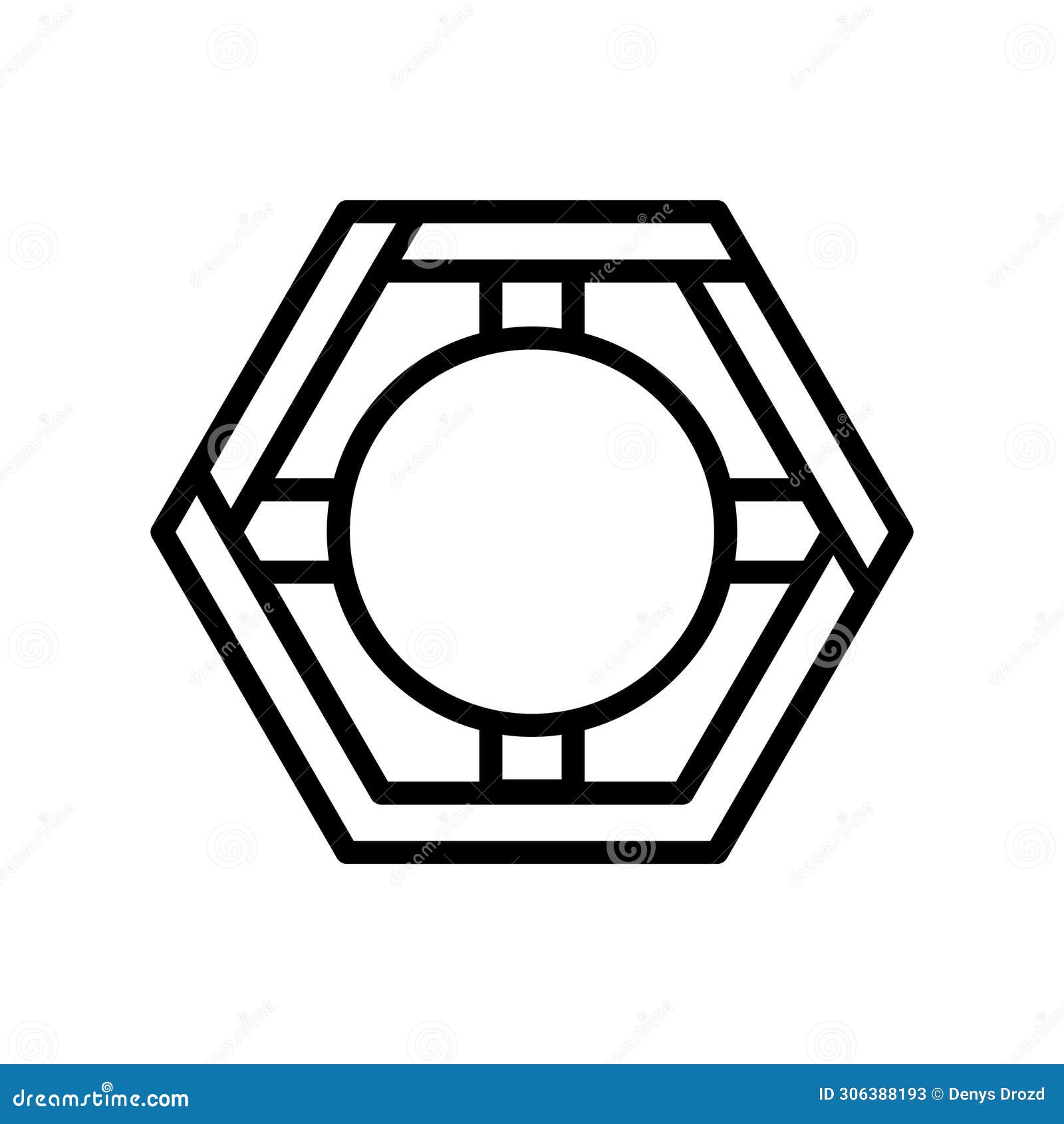 Geometric Pattern Icon Vector. Geometric Figure Illustration Sign ...