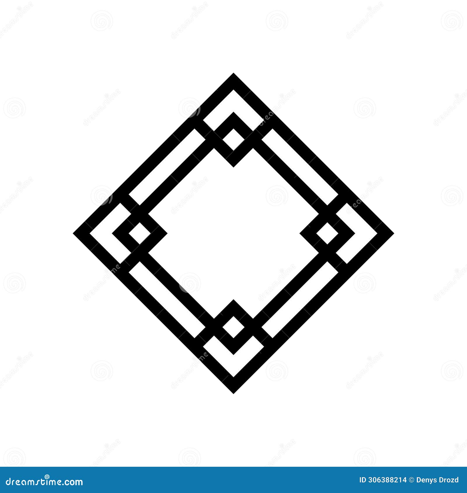Geometric Pattern Icon Vector. Geometric Figure Illustration Sign ...