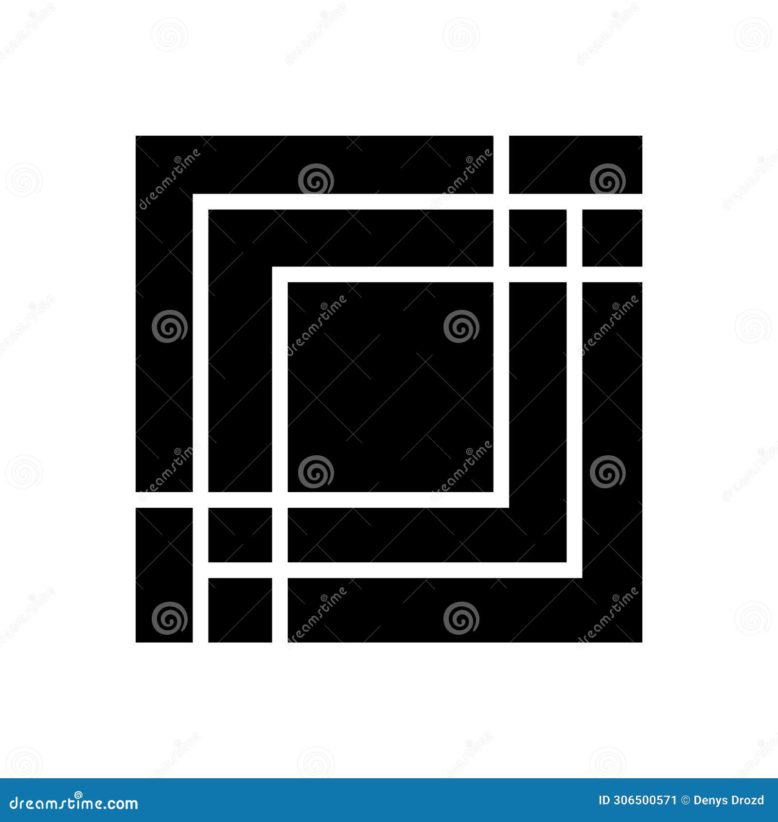 Geometric Pattern Icon Vector. Geometric Figure Illustration Sign ...