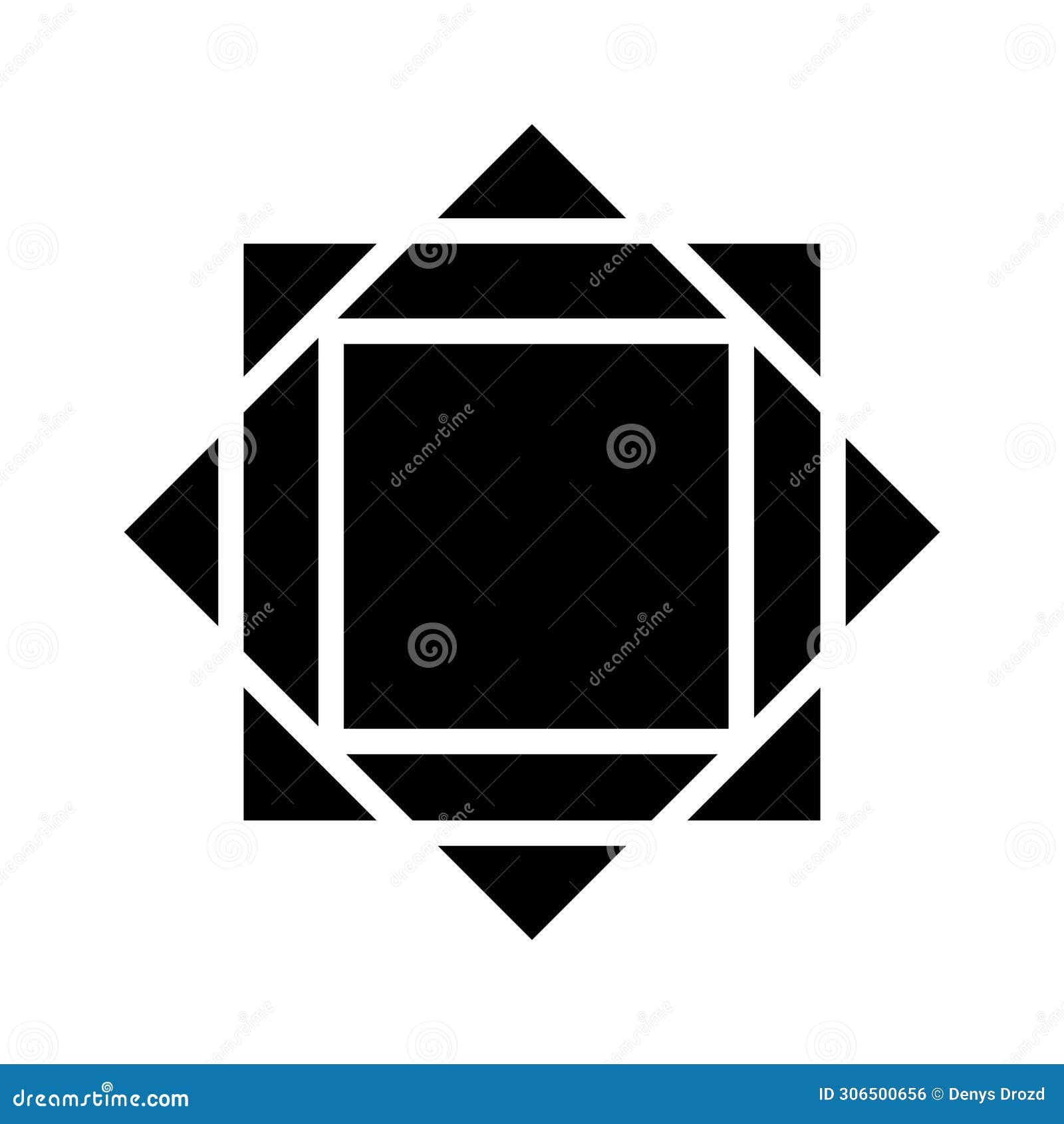 Geometric Pattern Icon Vector. Geometric Figure Illustration Sign ...