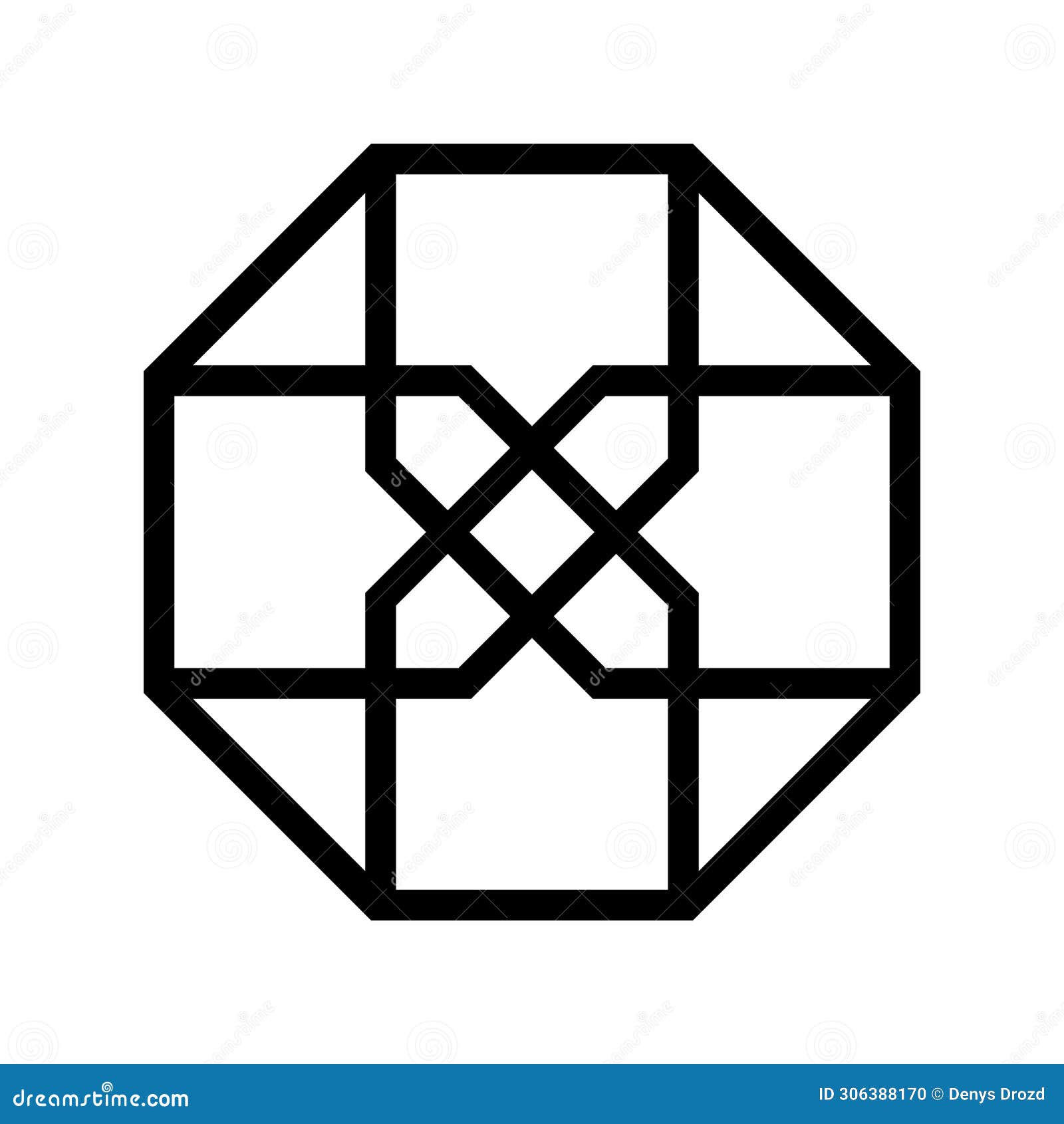 Geometric Pattern Icon Vector. Geometric Figure Illustration Sign ...