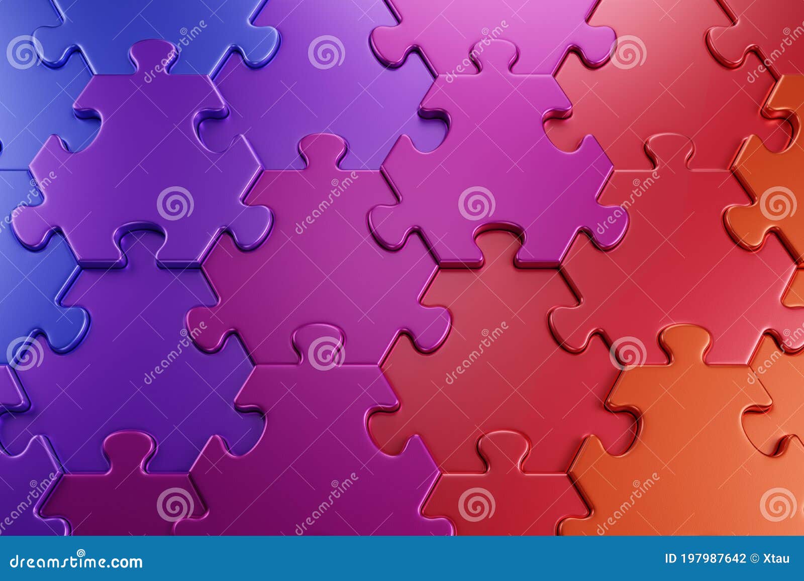 Geometric Pattern of a Jigsaw Puzzle Stock Illustration - Illustration ...
