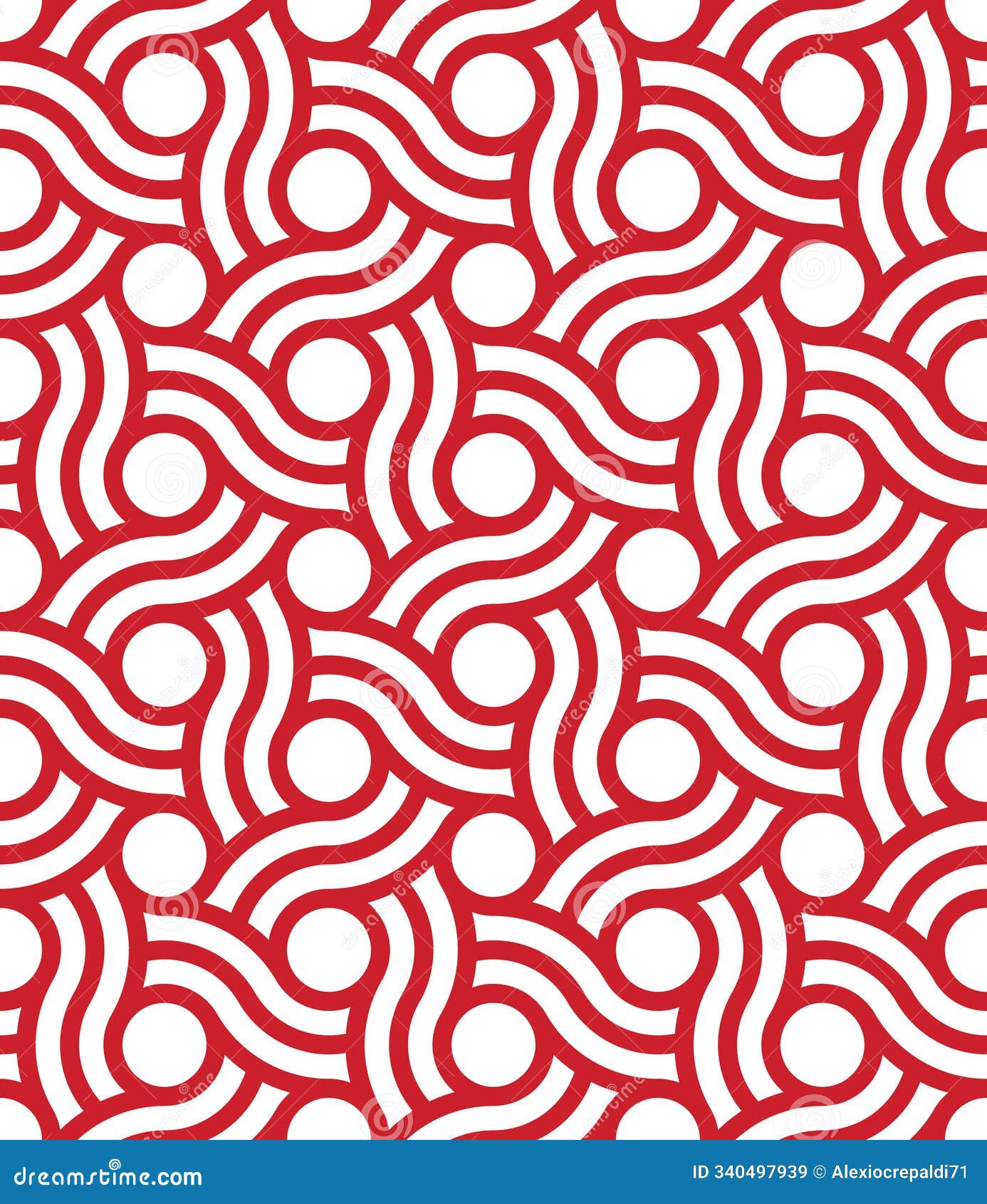 Interlaced White Geometric Pattern. Interlocking Seamless Background ...