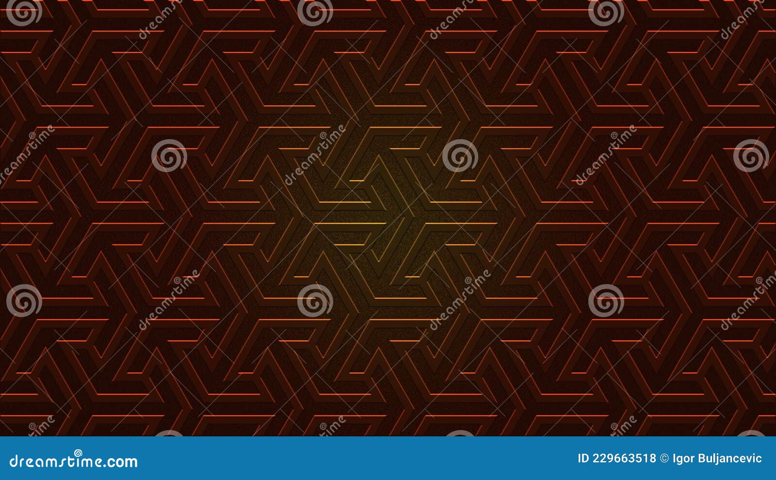 Geometric Pattern with Lines. Modern Outline Arrows Pattern. Isometric ...