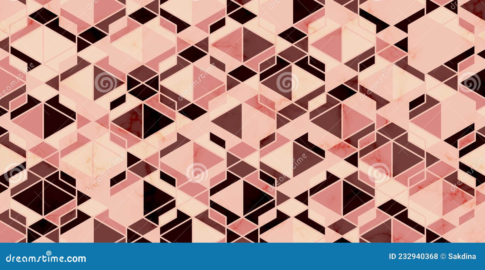 Geometric Pattern Luxury of Pink Background Stock Vector - Illustration ...