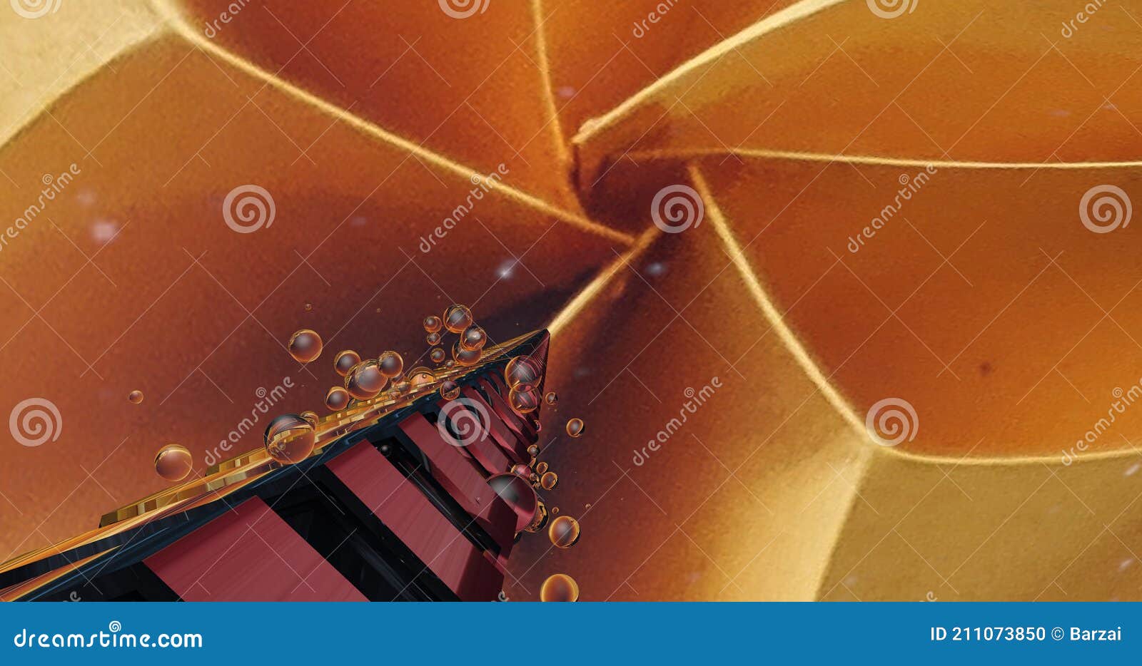 Geometric Pattern Making the Shape of a Drill. Stock Illustration ...