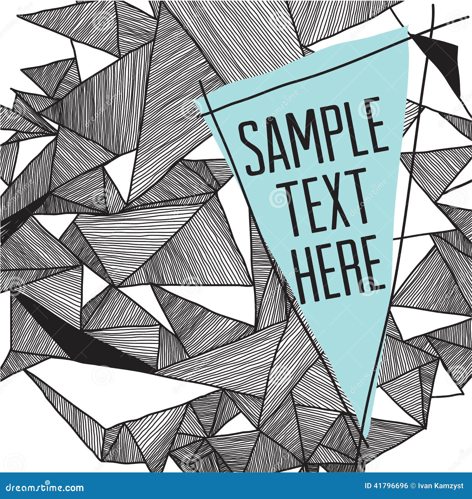 Geometric Pattern Modern Background with Place for Your Text. Gr Stock ...