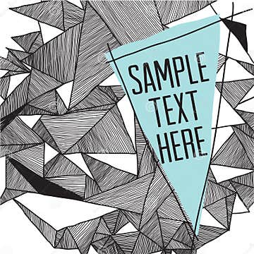 Geometric Pattern Modern Background with Place for Your Text. Gr Stock ...