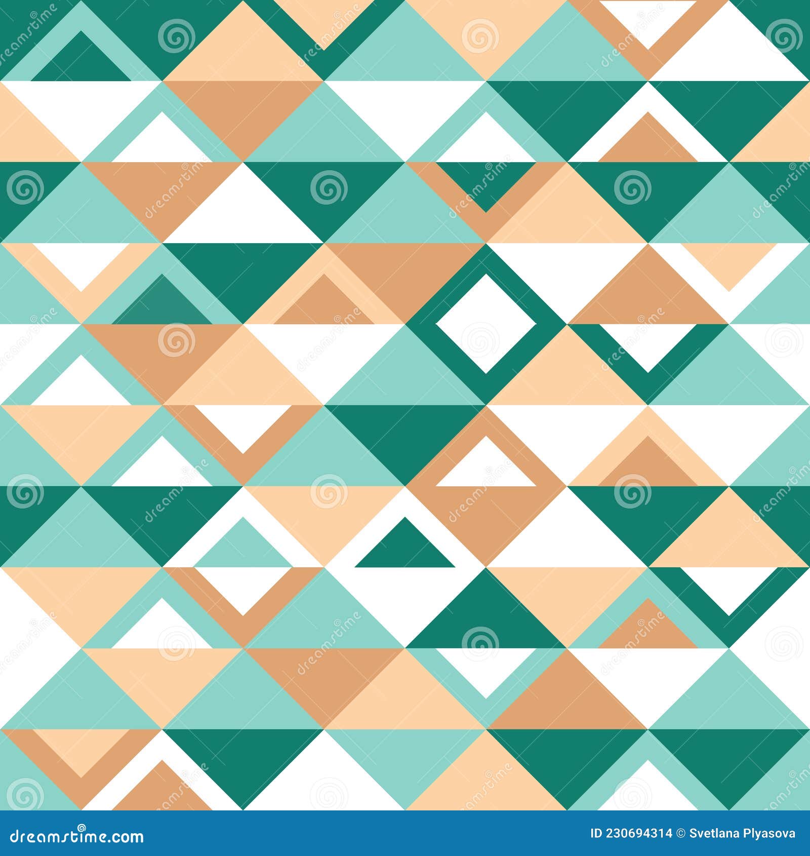 Geometric Pattern. Multicolored Abstract Scandinavian Pattern. Vector ...