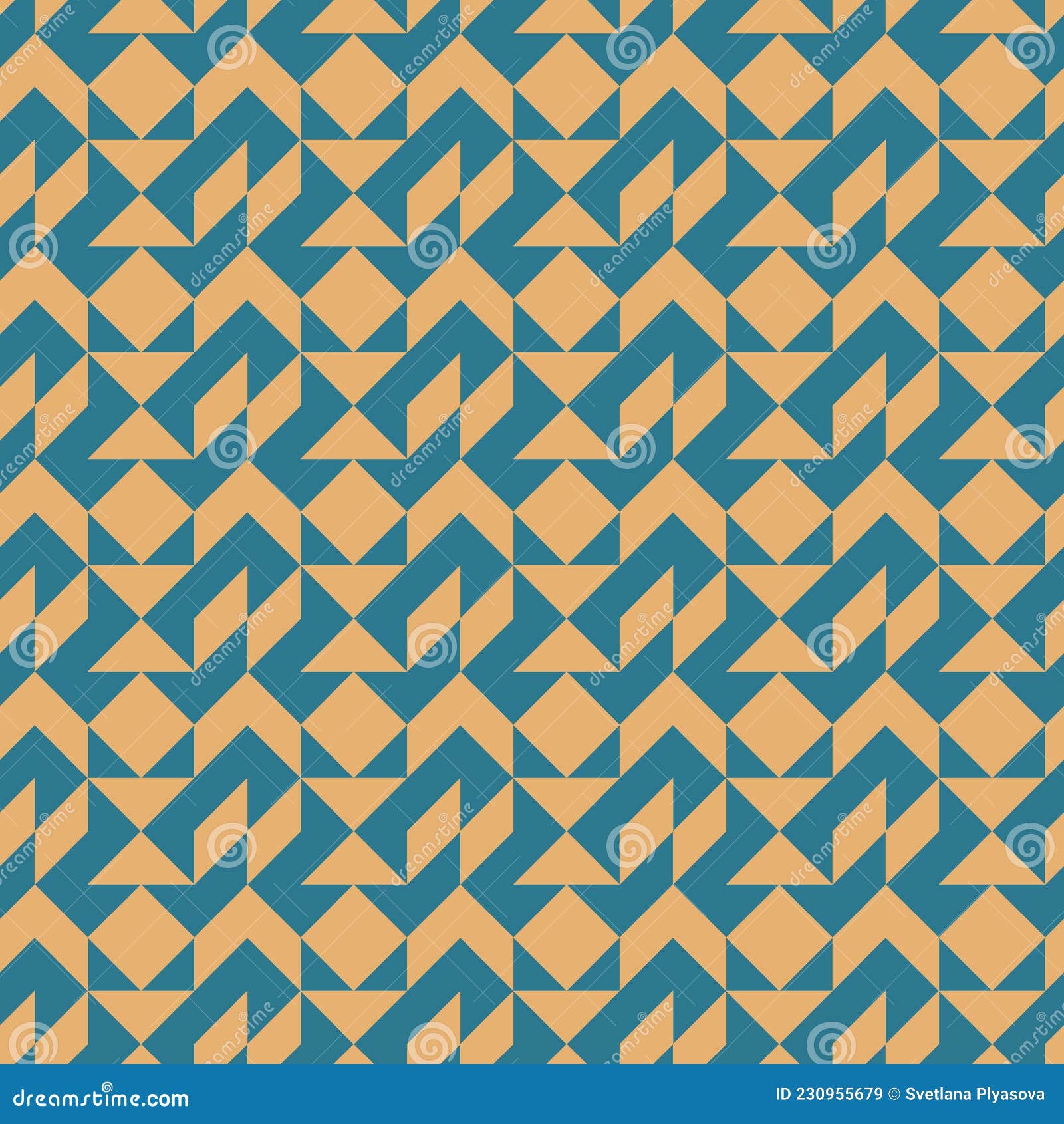 Geometric Pattern. Multicolored Abstract Scandinavian Pattern. Vector ...