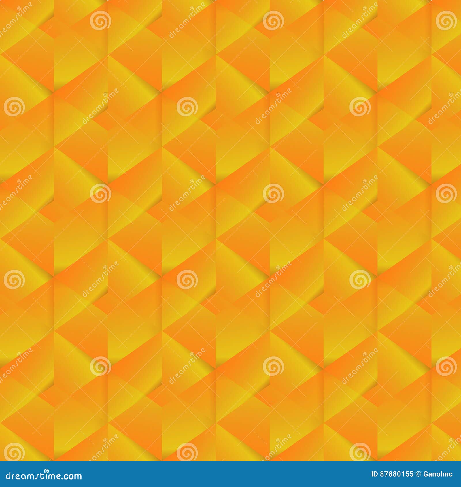 Geometric Pattern with Orange Rectangles. Vector Illustration Stock ...