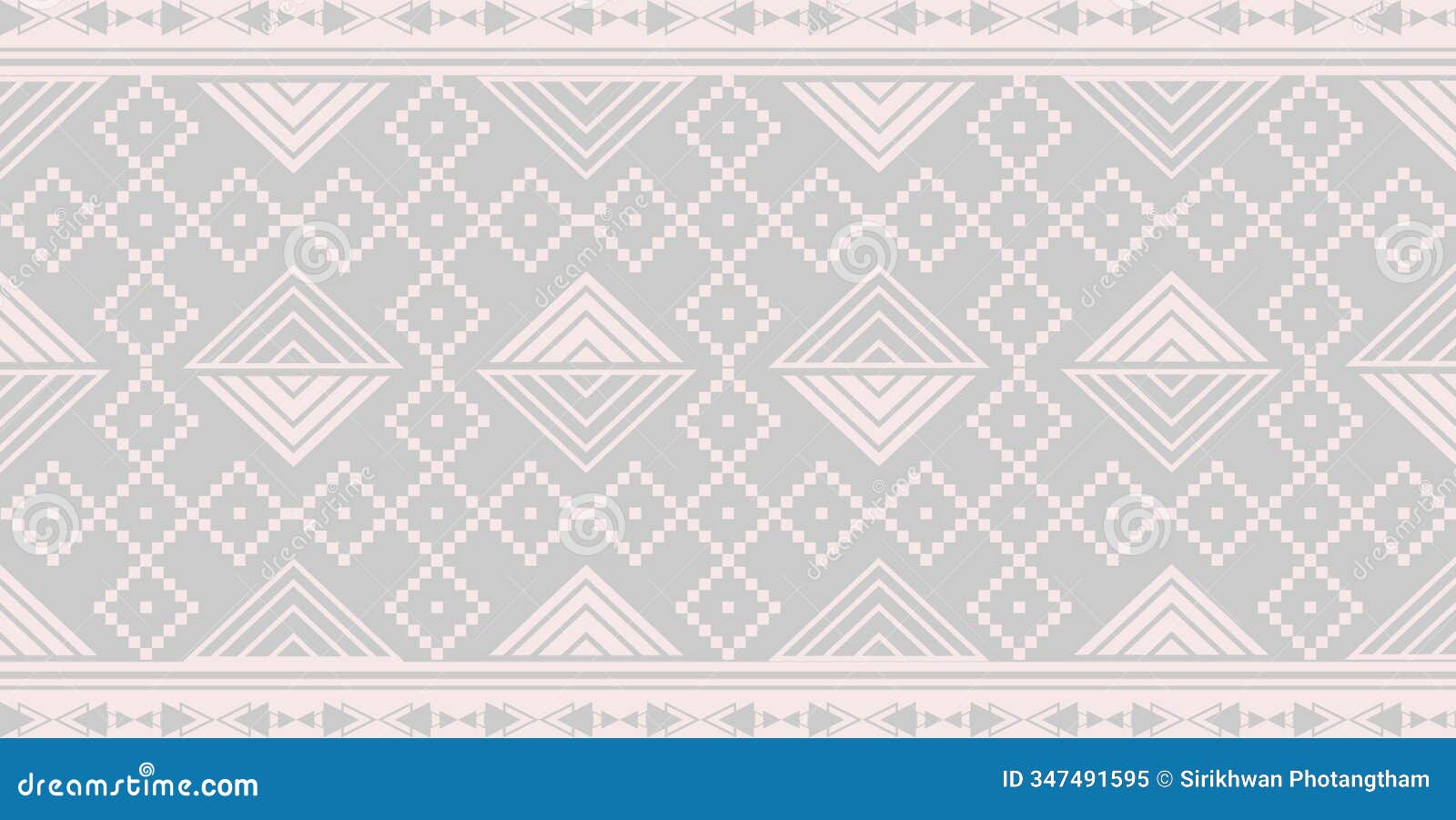 Geometric Pattern Pink Gray Background Native Indian American Stock ...