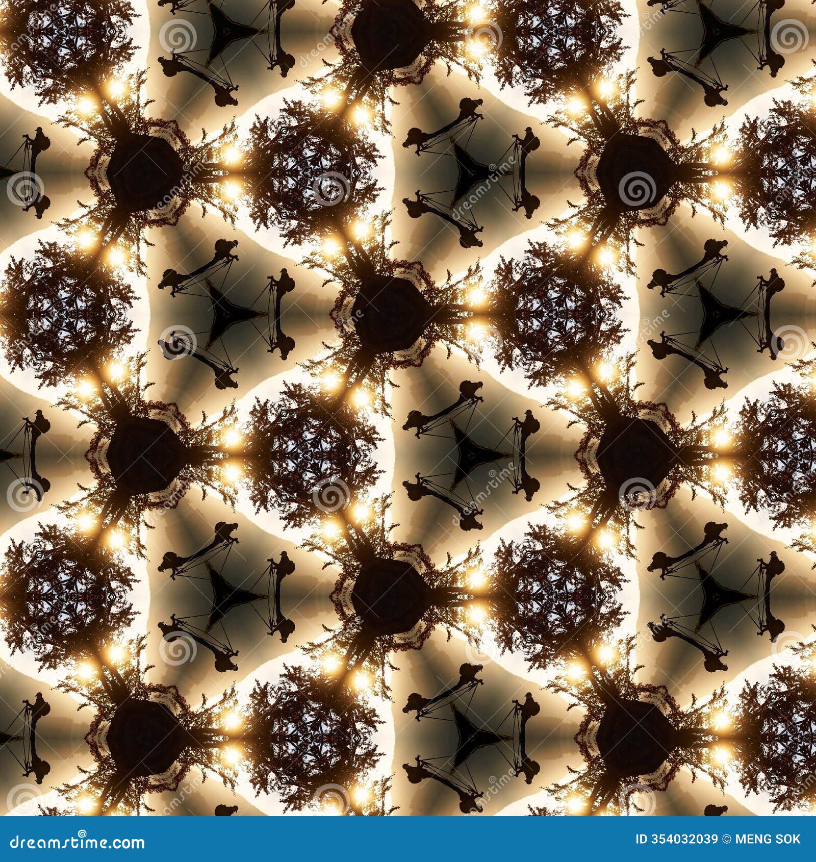 A Geometric Pattern with Radiant Light Bursts Emanating from Multiple ...