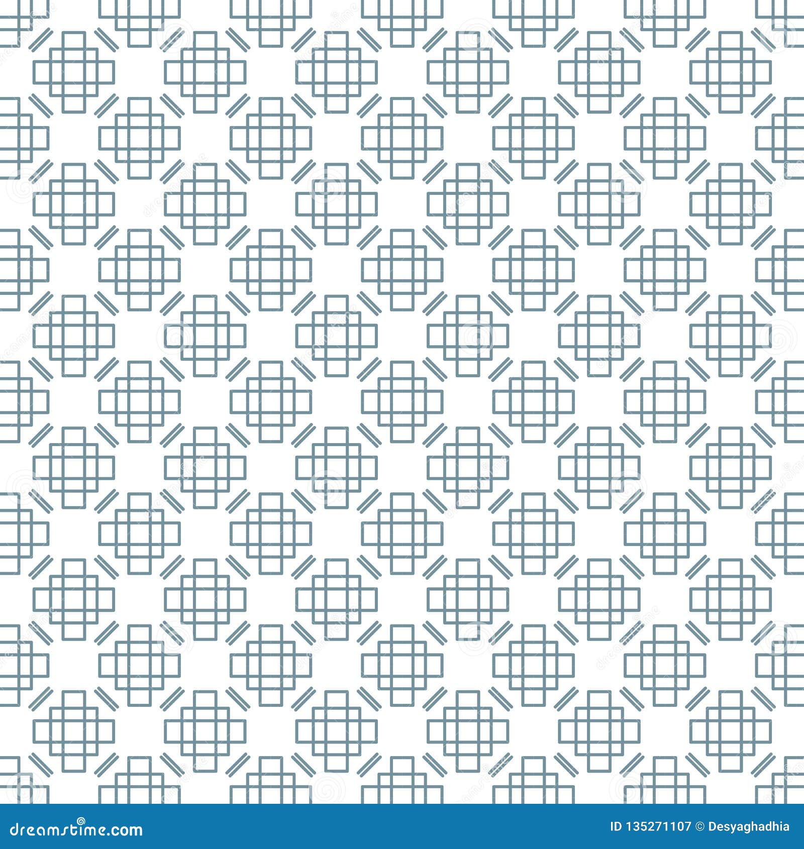 Geometric Pattern with Rectangles. Seamless Vector Background. Stock ...