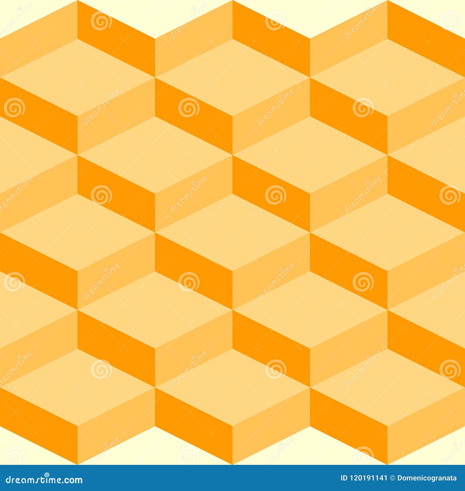 Geometric Pattern that Remember an Hive Stock Illustration ...