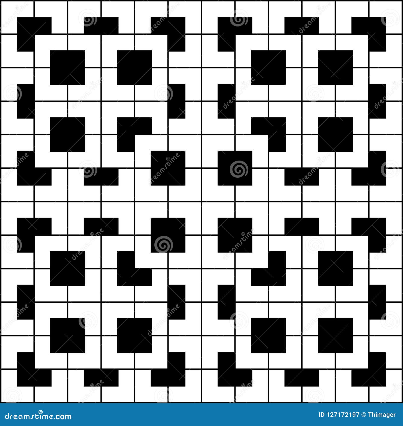 White Polygon Pattern on Black Background. Stock Illustration ...