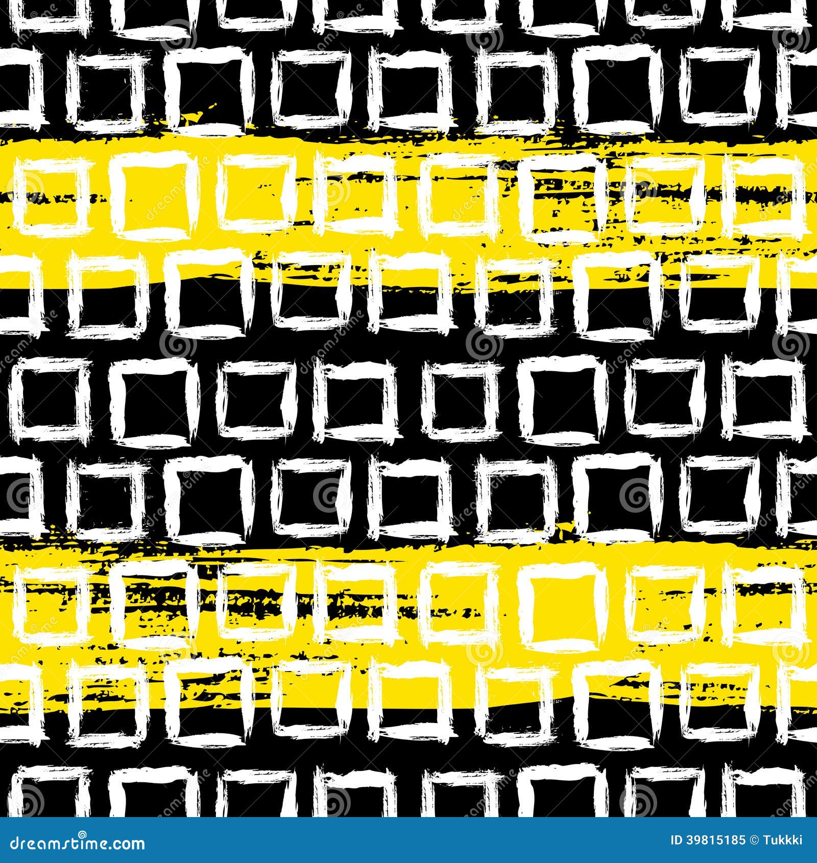 Geometric Pattern with Small Hand Painted Squares Stock Vector ...