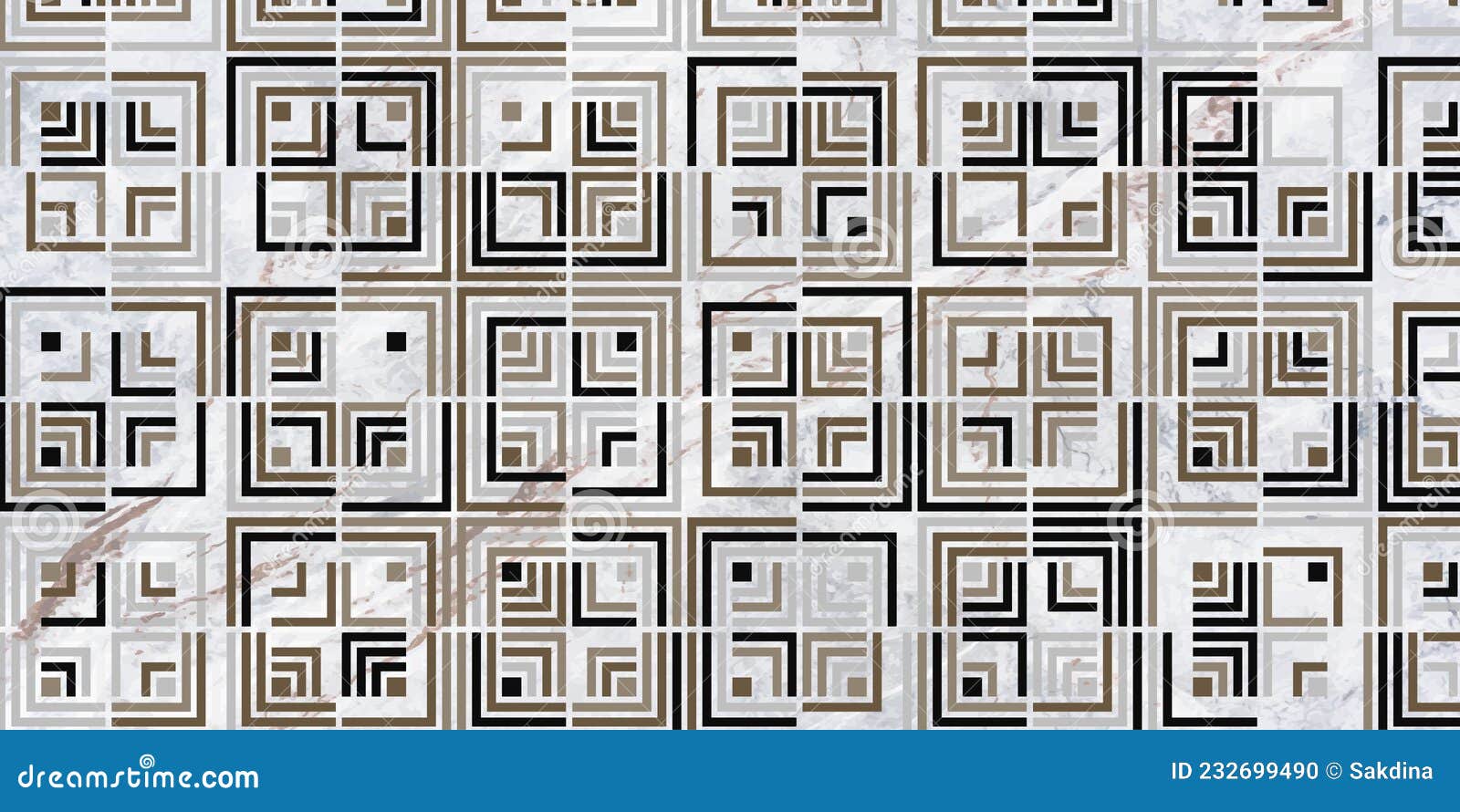 Geometric Pattern Square Shape and Marble Texture Stock Vector ...