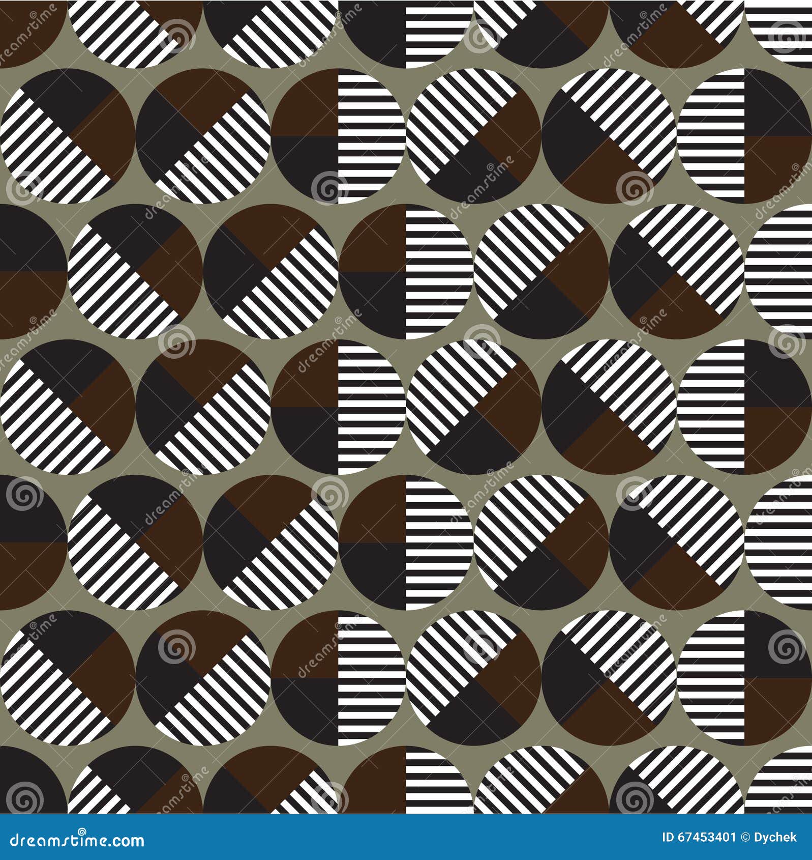 Geometric Pattern of Striped Circles. Stock Vector - Illustration of ...