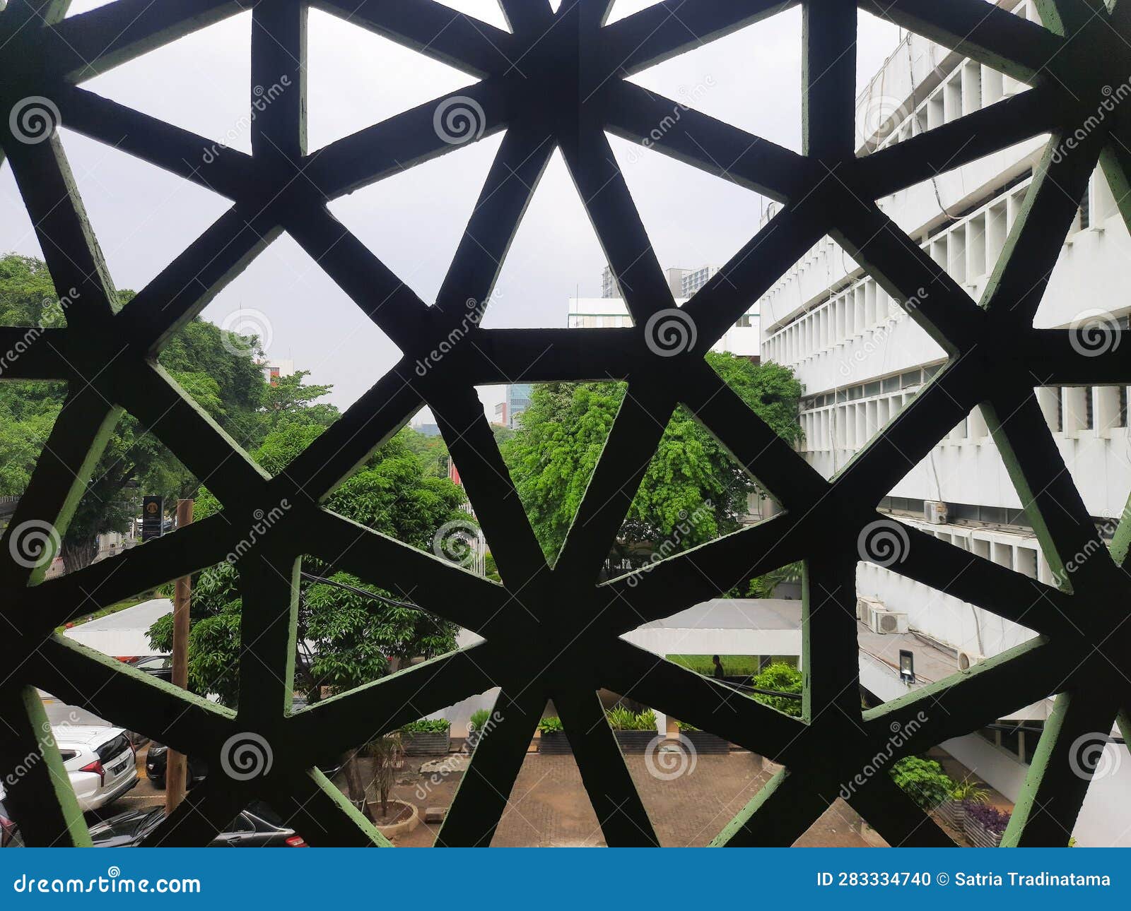 Geometric Pattern of Transparent and Hallow Wall Stock Photo - Image of ...