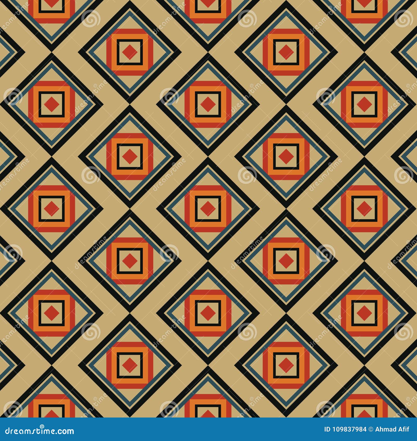 Geometric Pattern Vector stock vector. Illustration of design - 109837984